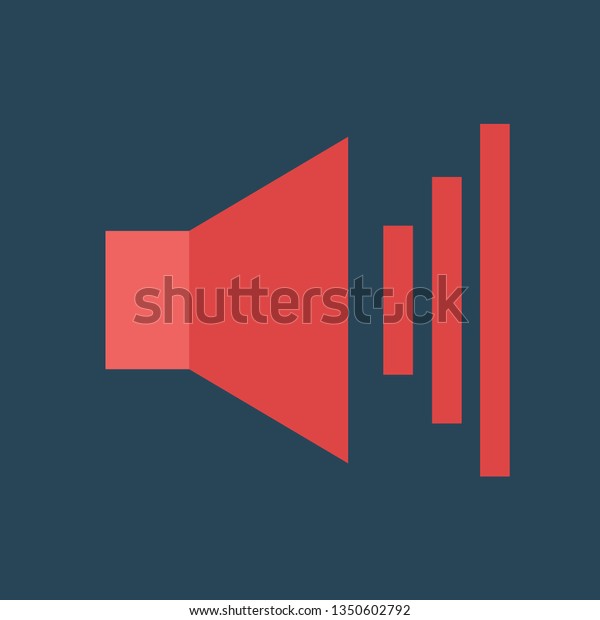Silhouette Icon Increase Sound Stock Vector (Royalty Free) 1350602792 ...