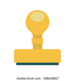 Silhouette Office Stamp Shape Stock Vector (Royalty Free) 508634827 ...