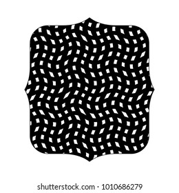 Silhouette Square Graphic Seamless Creative Background Stock Vector ...