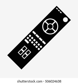 Silhouette Remote Tv Control Vector Stock Stock Vector (Royalty Free ...