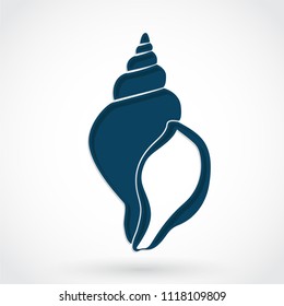 Silhouette Snail Shell Symbol Stock Vector (Royalty Free) 1118109809 ...