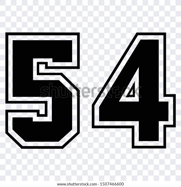 Silhouette stencil cut-out figures or print. athletic sport jersey ...