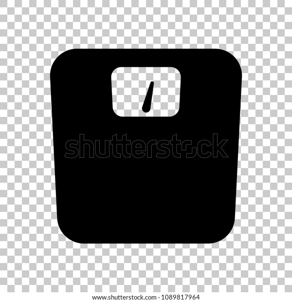 Silhouette Weights Simple Symbol On Transparent 스톡 벡터(로열티 프리 ...