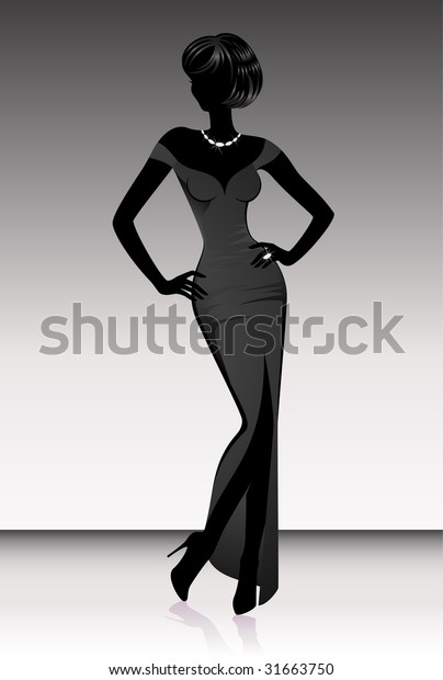 Silhouette Woman Stock Vector (Royalty Free) 31663750 | Shutterstock