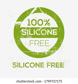 Silicone Free Label Sign Vector Illustration Stock Vector (Royalty Free ...
