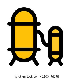 Silo Storage Tank Stock Vector (Royalty Free) 1203496198 | Shutterstock