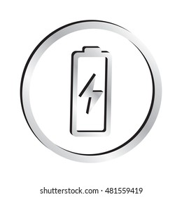 Silver Battery Icon Stock Vector (Royalty Free) 481559419 | Shutterstock