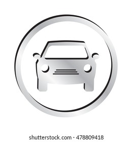 Silver Car Icon Stock Vector (Royalty Free) 478809418 | Shutterstock