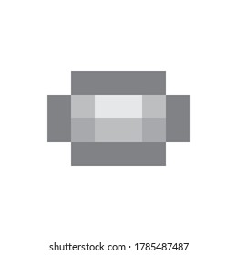 Silver Coins Pixel Art Vector Picture Stock Vector (Royalty Free ...