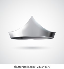 Silver Color Vector 3d Realistic Shiny Stock Vector (Royalty Free ...