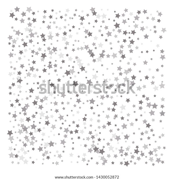 Silver Glitter Falling Stars Silver Sparkle Stock Vector (Royalty Free ...