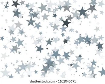 Minimal Silver Glitter Falling Stars Vector: เวกเตอร์สต็อก (ปลอดค่า ...