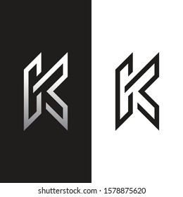 5,550 Silver letter k Images, Stock Photos & Vectors | Shutterstock