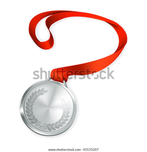 Silver Medal Vector Stock Vector (Royalty Free) 43135207 | Shutterstock
