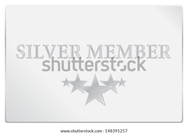 Silver Membership Card Stock Vector (Royalty Free) 148395257 | Shutterstock