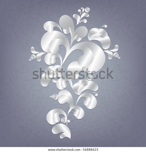 Silver Metal Plate Stock Vector (Royalty Free) 56888623 | Shutterstock