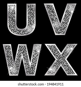 2,819 Silver glitter font Stock Vectors, Images & Vector Art | Shutterstock