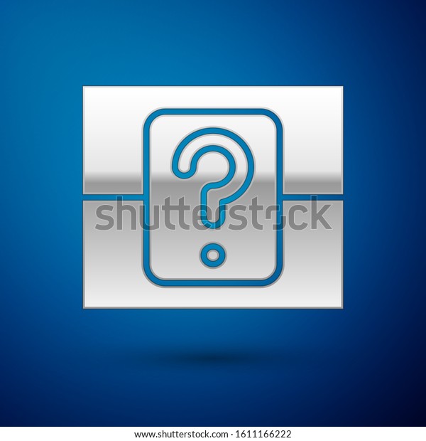 Silver Mystery Box Random Loot Box Stock Vector (Royalty Free ...