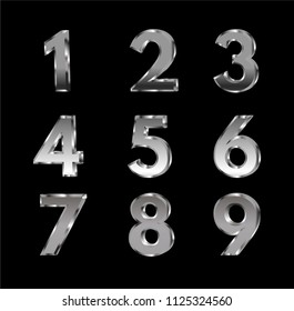 Impossible Geometry Numbers Impossible Shape Font Stock Vector (Royalty ...