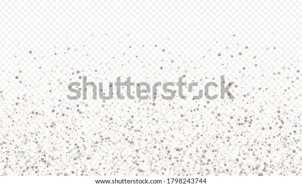 Silver Sparkle Luxury Transparent Background Shiny Stock Vector ...