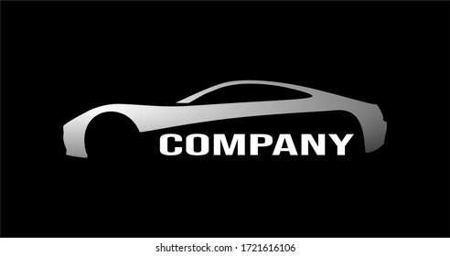 Silver Sport Car Vector Logo Stock Vector (Royalty Free) 1721616106 ...