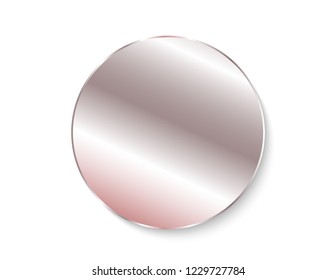 Silver Sticker Isolated Stock Vector (Royalty Free) 1229727784 ...