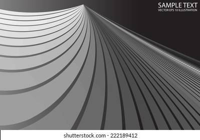 Silver Vector Curved Abstract Background Silver: เวกเตอร์สต็อก (ปลอดค่า ...