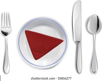 919 Table setting clip art Images, Stock Photos & Vectors | Shutterstock
