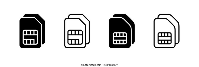 938 Dual sim icon Images, Stock Photos & Vectors | Shutterstock