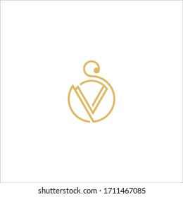 Simpel Sv Logo Icon Vector Design Stock Vector (Royalty Free ...