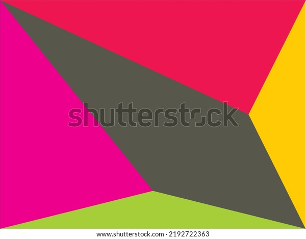 Simple Abstract Background 4 Colors On Stock Vector (Royalty Free ...