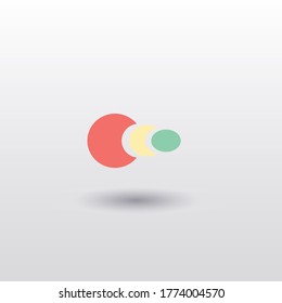 Simple Abstract Modern Round Logo Design Stock Vector (Royalty Free ...