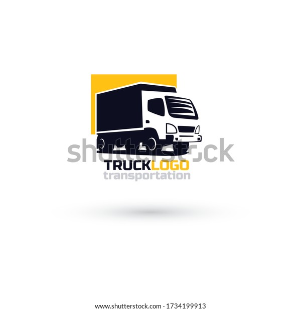 Simple Abstract Truck Concept Logo Flat Stock Vector (Royalty Free ...