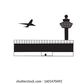Simple Airport Vector Logo Stock Vector (Royalty Free) 1601470492 ...