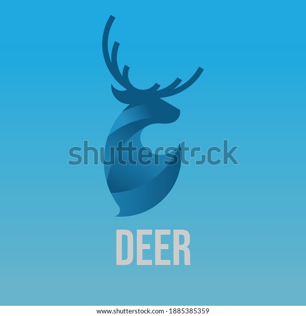 Simple Animal Logo Design Concept Stock Vector (Royalty Free ...