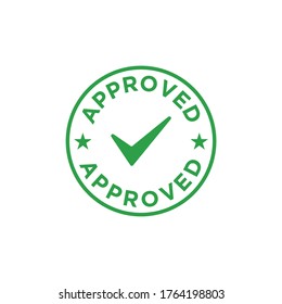 Simple Approved Badge Check List Design 库存矢量图（免版税）1764198803 | Shutterstock