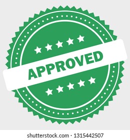 Simple Approved Logo Design Stamp Stock Vector (Royalty Free) 1315442507
