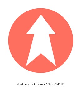 Simple Arrow Sign Icon Stock Vector (Royalty Free) 1335514184 ...