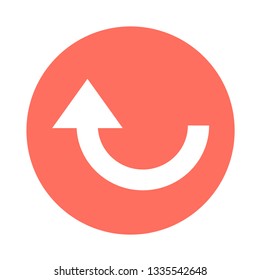 Simple Arrow Sign Icon Stock Vector (Royalty Free) 1335542648 ...