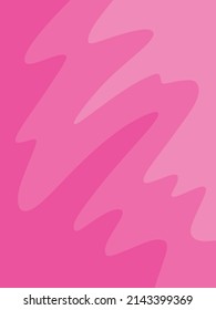 Simple Background Cute Pink Wavy Lines Stock Vector (Royalty Free ...