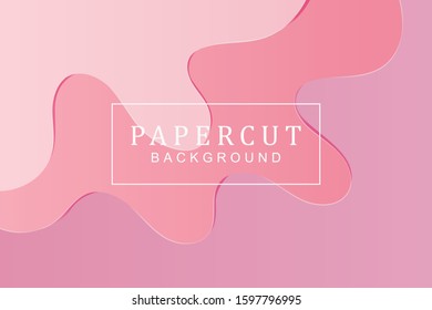 Simple Background Design Paper Cut Illustration Stock Vector (Royalty ...