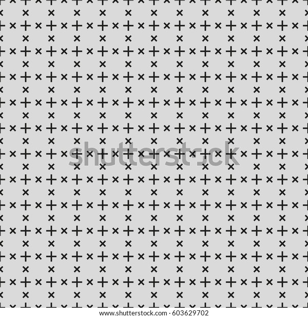 Simple Background Lines Crosses On Gray Stock Vector (Royalty Free ...