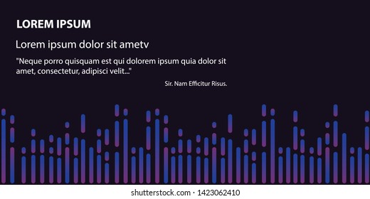 Simple Banner Abstract Banner Broken Line Stock Vector (Royalty Free ...