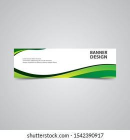 Vektor Stok Simple Banner Design Abstract Banner Template (Tanpa ...