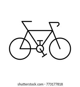 Vector Bicycle Illustration Ride Cycle Symbol Stock Vector (Royalty ...