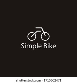 Simple Bike Logo Template Vector Icon Stock Vector (Royalty Free ...
