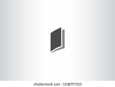 Simple Black Book Logo Design: เวกเตอร์สต็อก (ปลอดค่าลิขสิทธิ์ ...