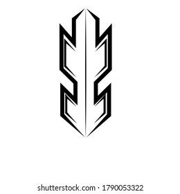 Simple Black Logo Frame Template Stock Vector (Royalty Free) 1790053322