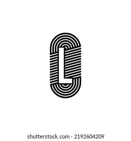 Simple Black Modern L Letter Design Stock Vector (Royalty Free ...