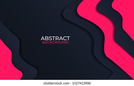 Simple Black Red Modern Background Stock Vector (Royalty Free ...